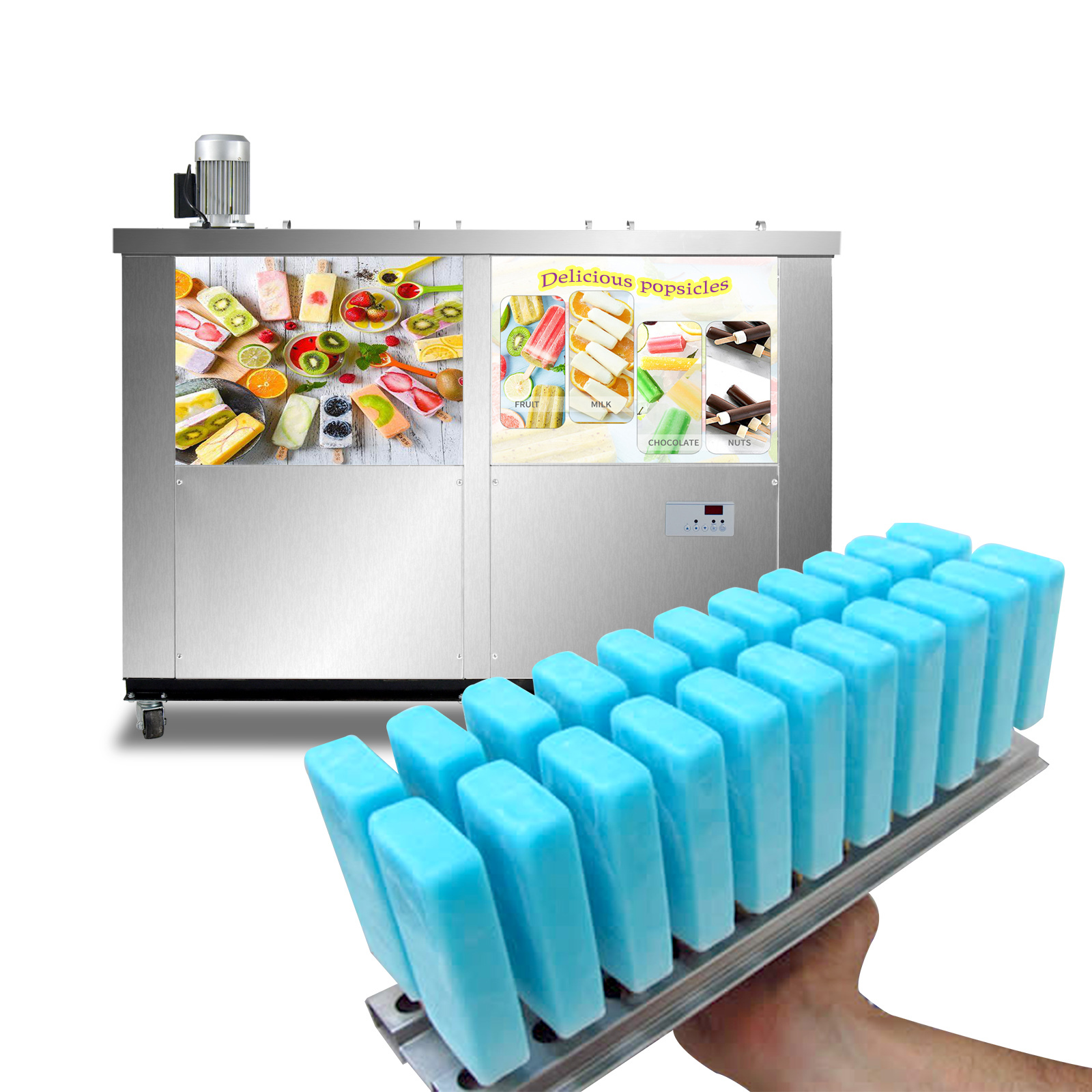 6 slim mold set ice popsicle machine,ice lollipop machine,ice pop machine