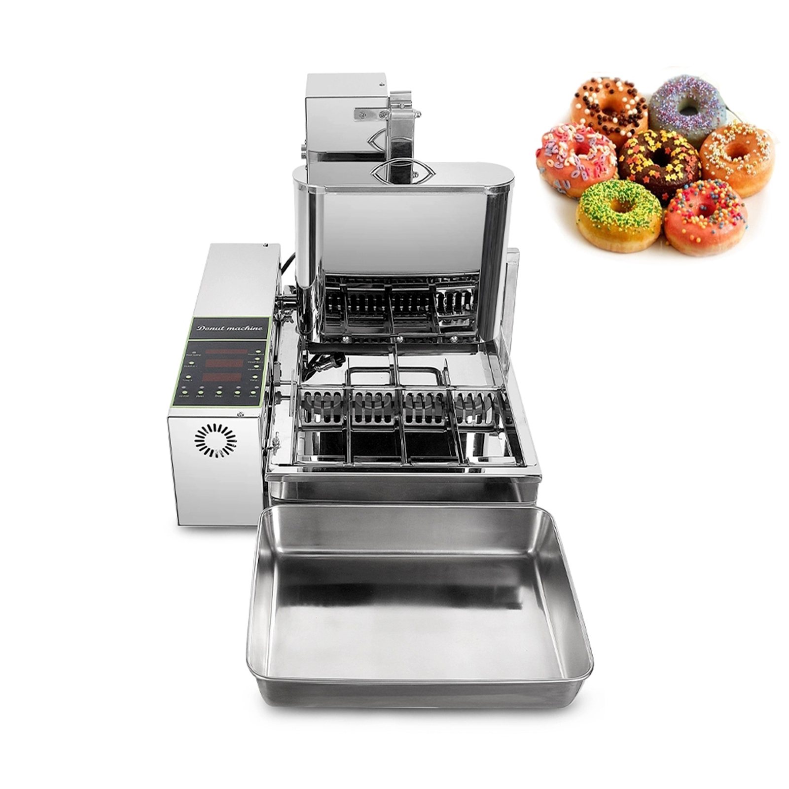 Automatic Frying doughnut making machine doughnuts Donut frying Maker ...