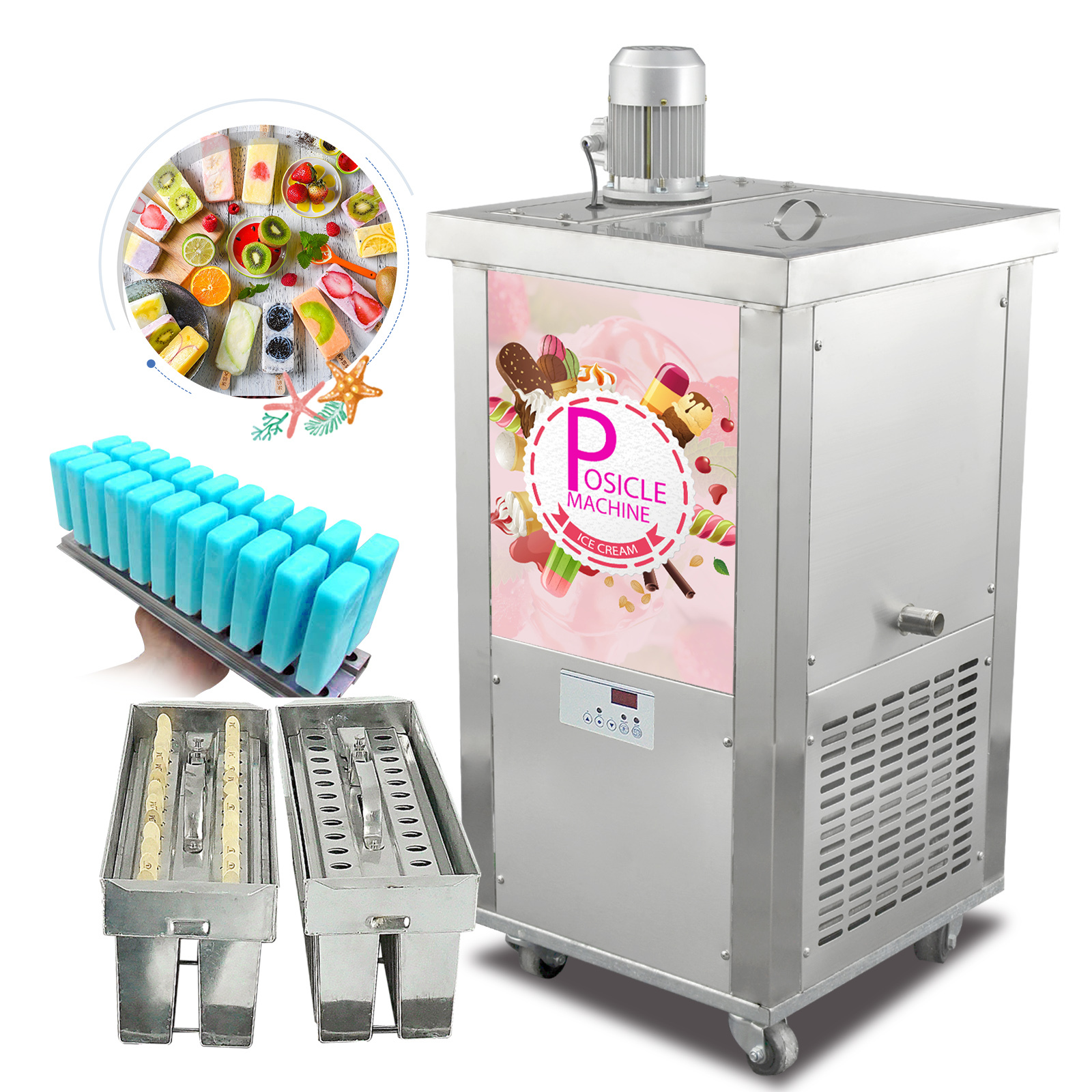 slim mold set ice popsicle machine,ice lollipop machine,ice pop machine
