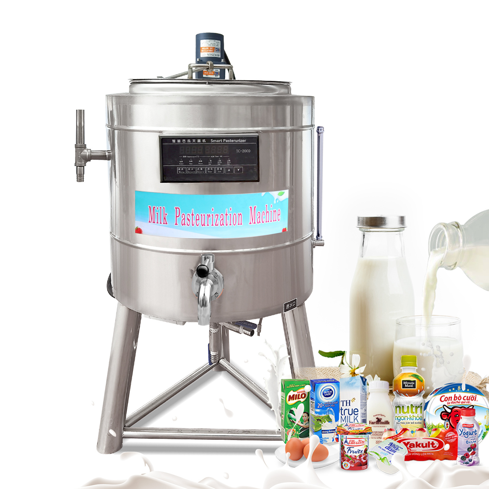 Commercial Pasteurization Machine Pasteurizer for Milk Juice Coffee Ice ...