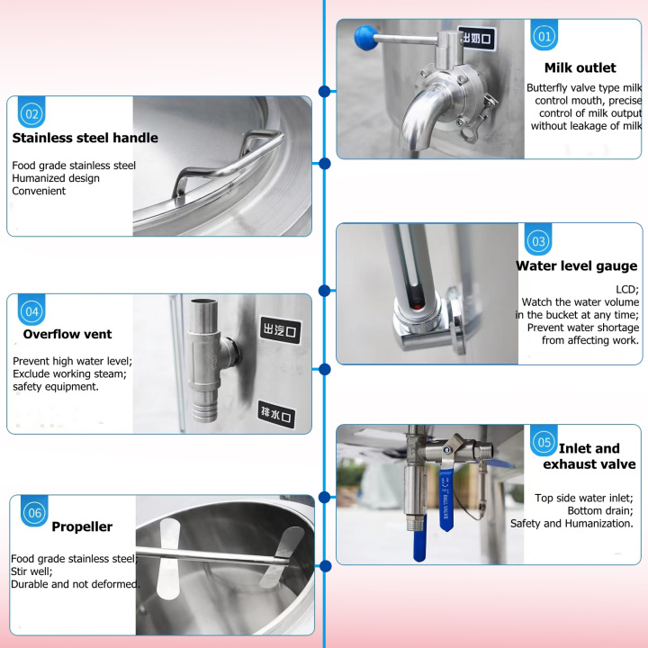 Commercial Pasteurization Machine Pasteurizer for Milk Juice Coffee Ice ...