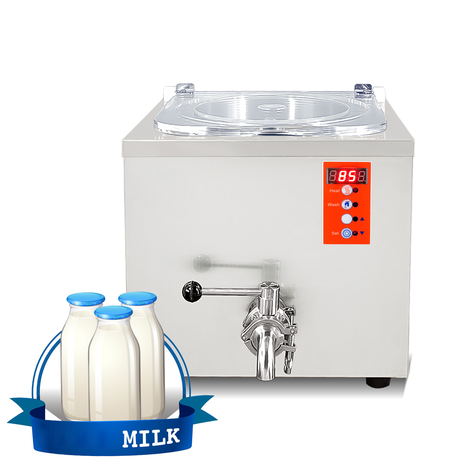 Kolice Commercial Milk Pasteurization Machine Ice Cream Mix Pasteurizer Juice Pasteurization