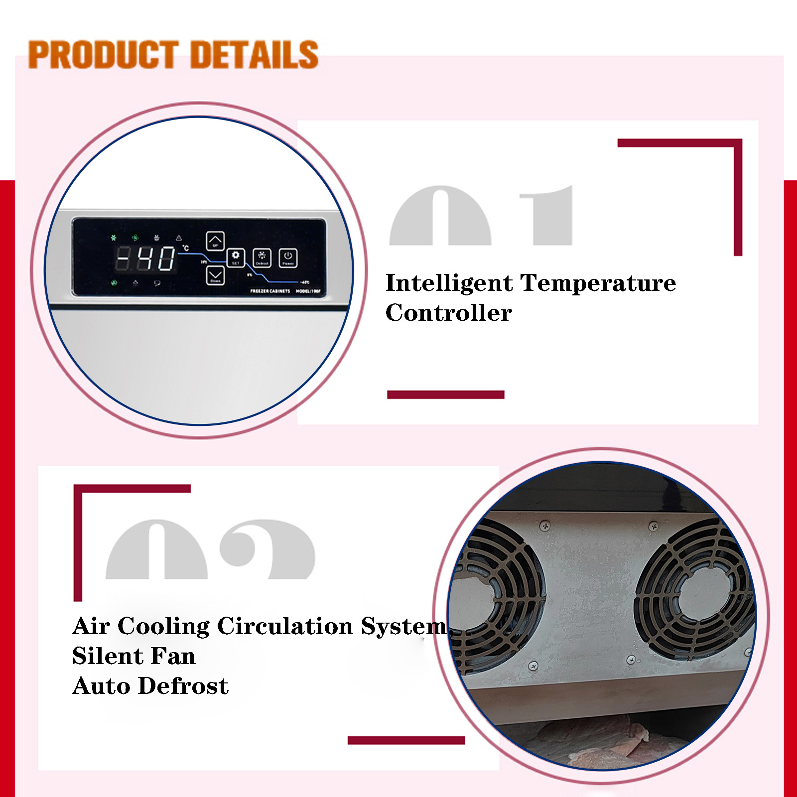 Commercial 32L Countertop Shock Freezing Blast Chiller & Freezer, Chest ...