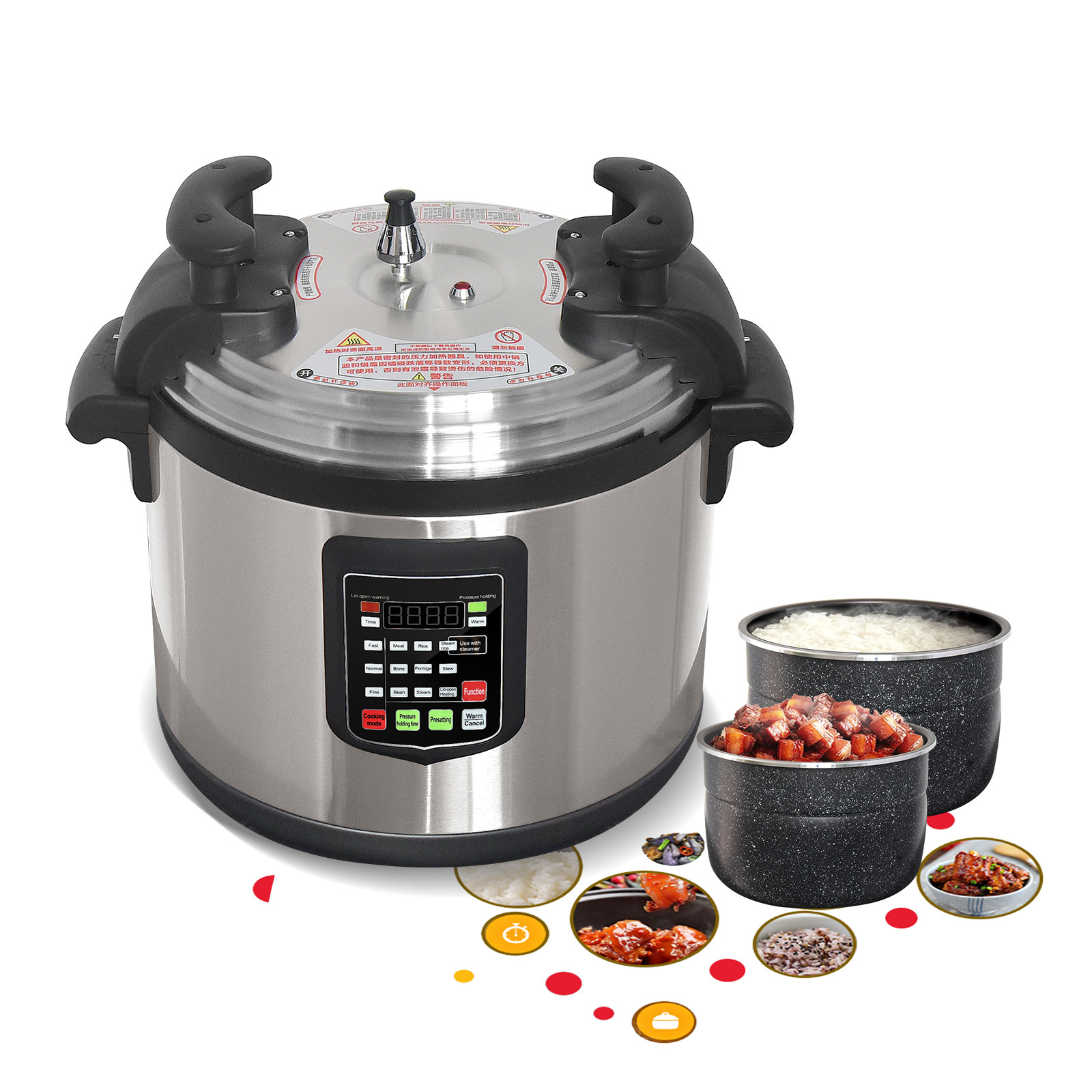 Commercial Multi-Function Pressure Cooker, Multi Cooker Pressure Canner ...