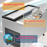 Commercial Marble Cold Plate Ice Cream Machine, Marble Roll Ice Cream ...