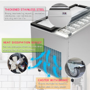 Commercial Marble Cold Plate Ice Cream Machine, Marble Roll Ice Cream ...