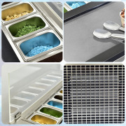 Commercial Marble Cold Plate Ice Cream Machine, Marble Roll Ice Cream ...
