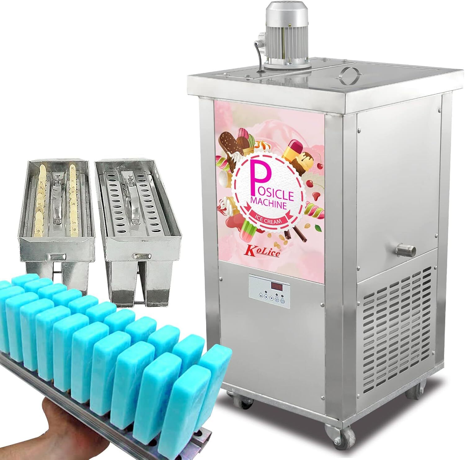 slim mold set ice popsicle machine,ice lollipop machine,ice pop machine