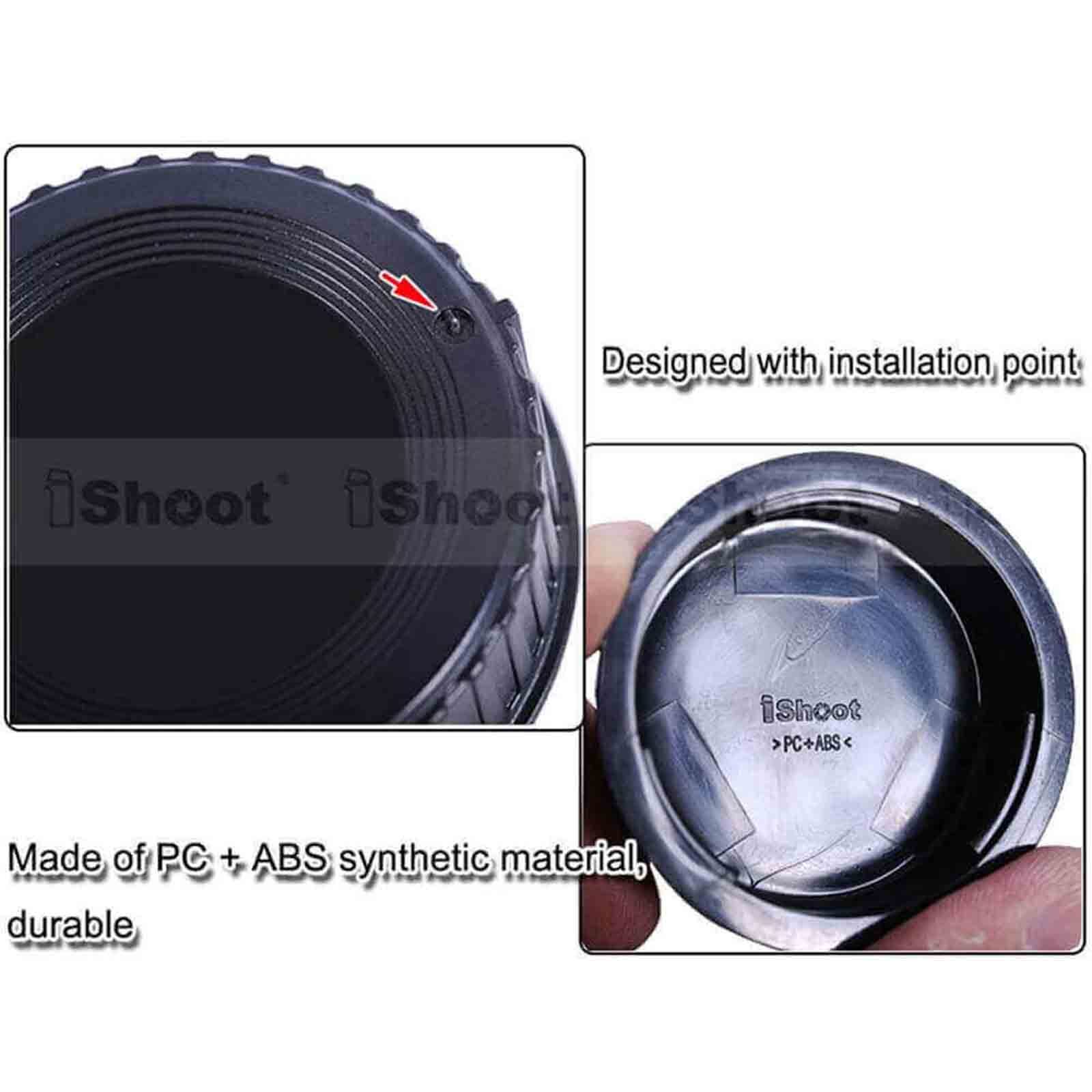 Rear Lens Cap/Cover with installation point for Nikon F Mount Lens