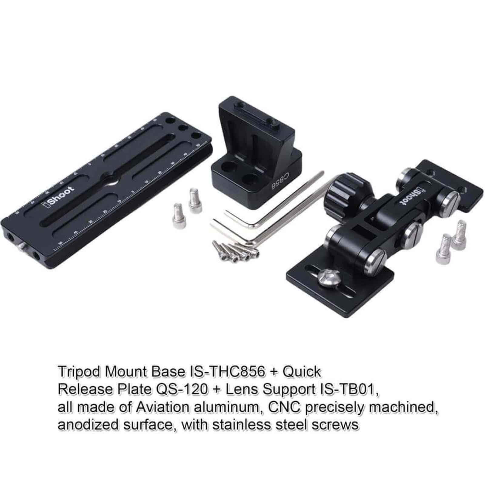 Tripod Ring Base + Quick Release Plate for Canon EF 400mm f/2.8L IS II USM