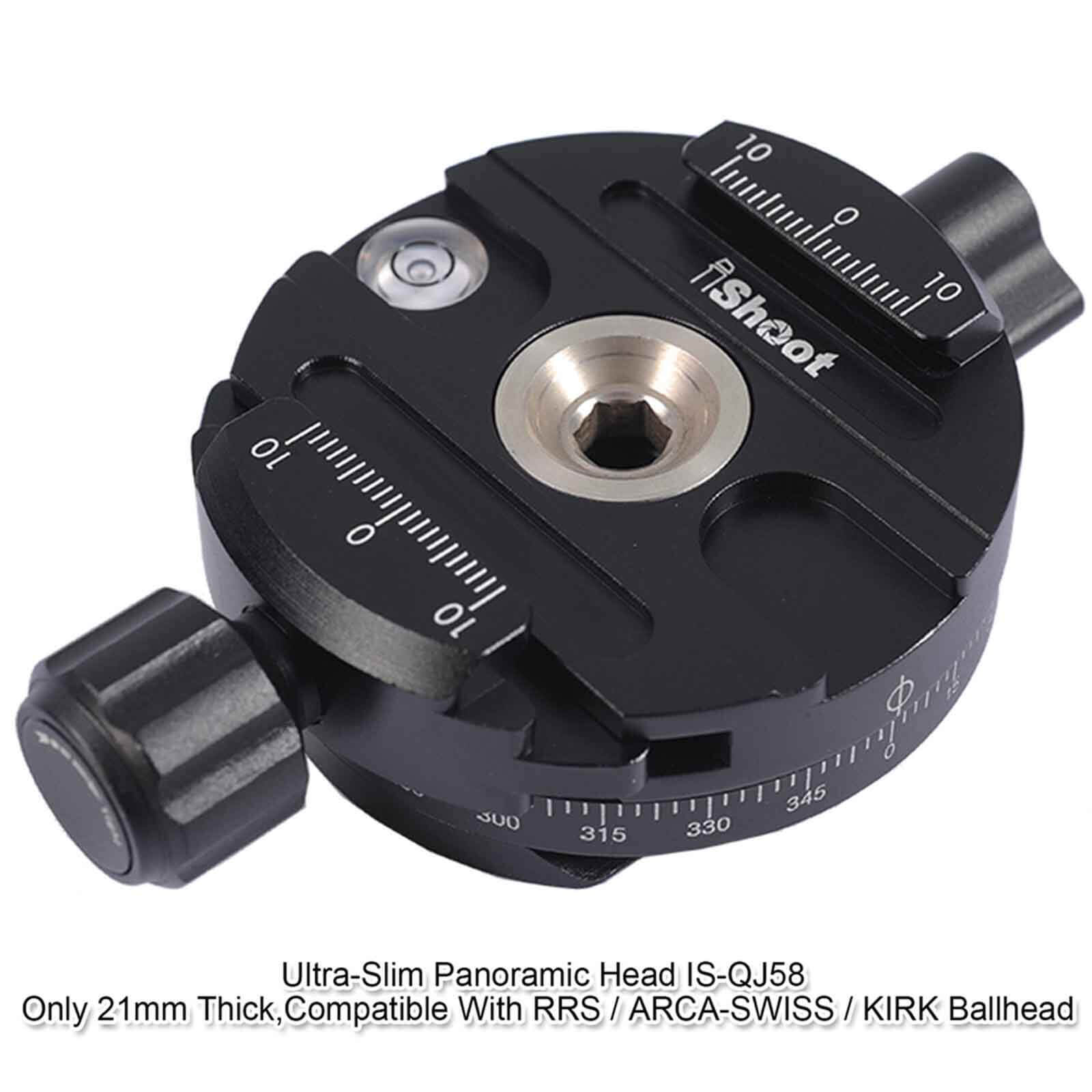 21mm Ultra-Slim Panoramic Panorama Head for Camera Tripod Ballhead
