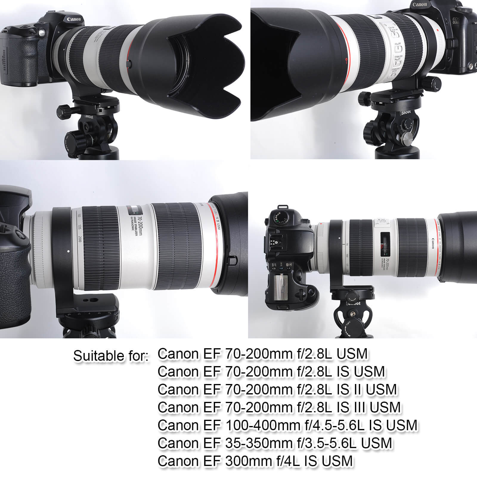 Lens Collar Tripod Mount Ring for Canon EF 100-400mm f/4.5-5.6L IS USM