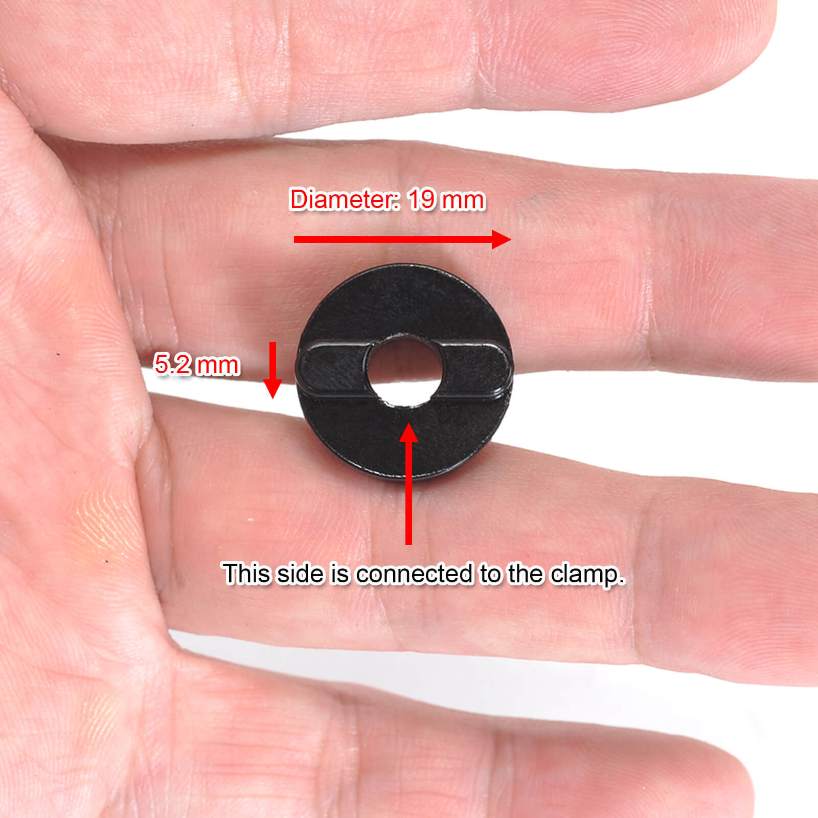 Arca-Swiss Fit Quick Release Clamp Converter for Tripod Head of Gitzo