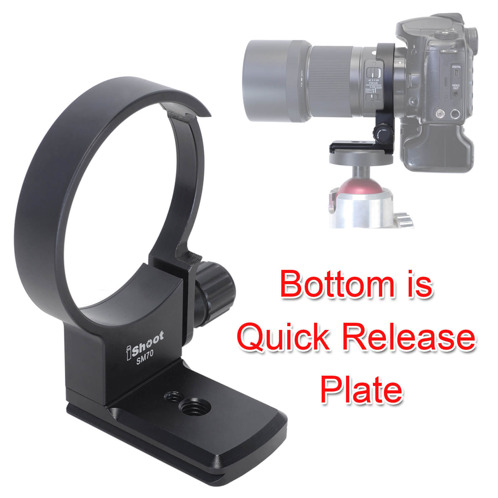 Tripod Mount Ring Lens Collar for Sigma 70mm f/2.8 DG Macro Art Lens