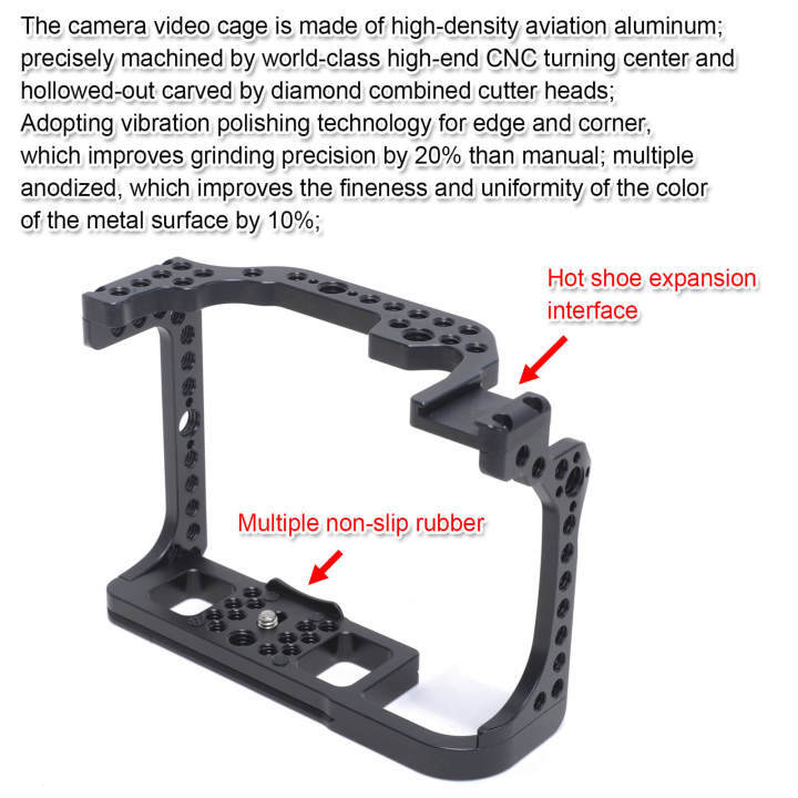 Camera Video Cage Stabilizer for Canon EOS R / EOS RP Camera