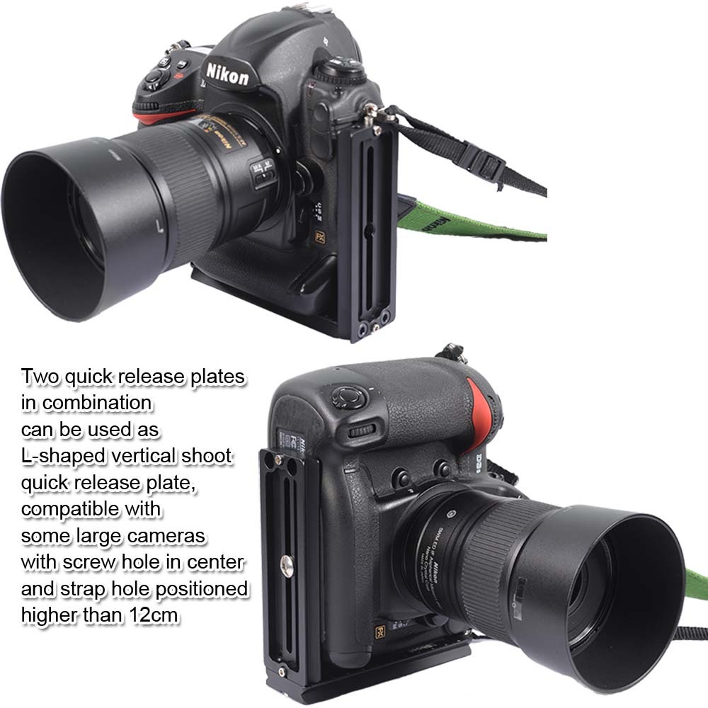 Best 120x39mm Metal Plate for Camera Tripod Ball Head - 2 pcs can be ...