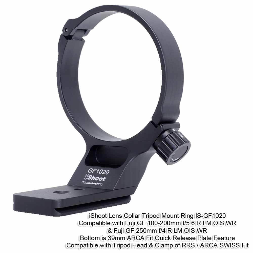 Best iShoot Tripod Mount Ring Lens Collar for Fuji GF 100-200mm f/5.6 R ...