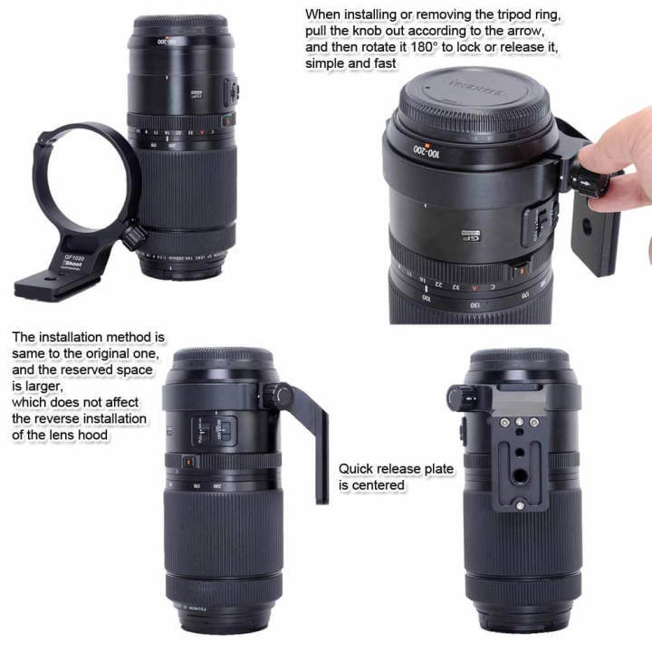 Best iShoot Tripod Mount Ring Lens Collar for Fuji GF 100-200mm f/5.6 R ...