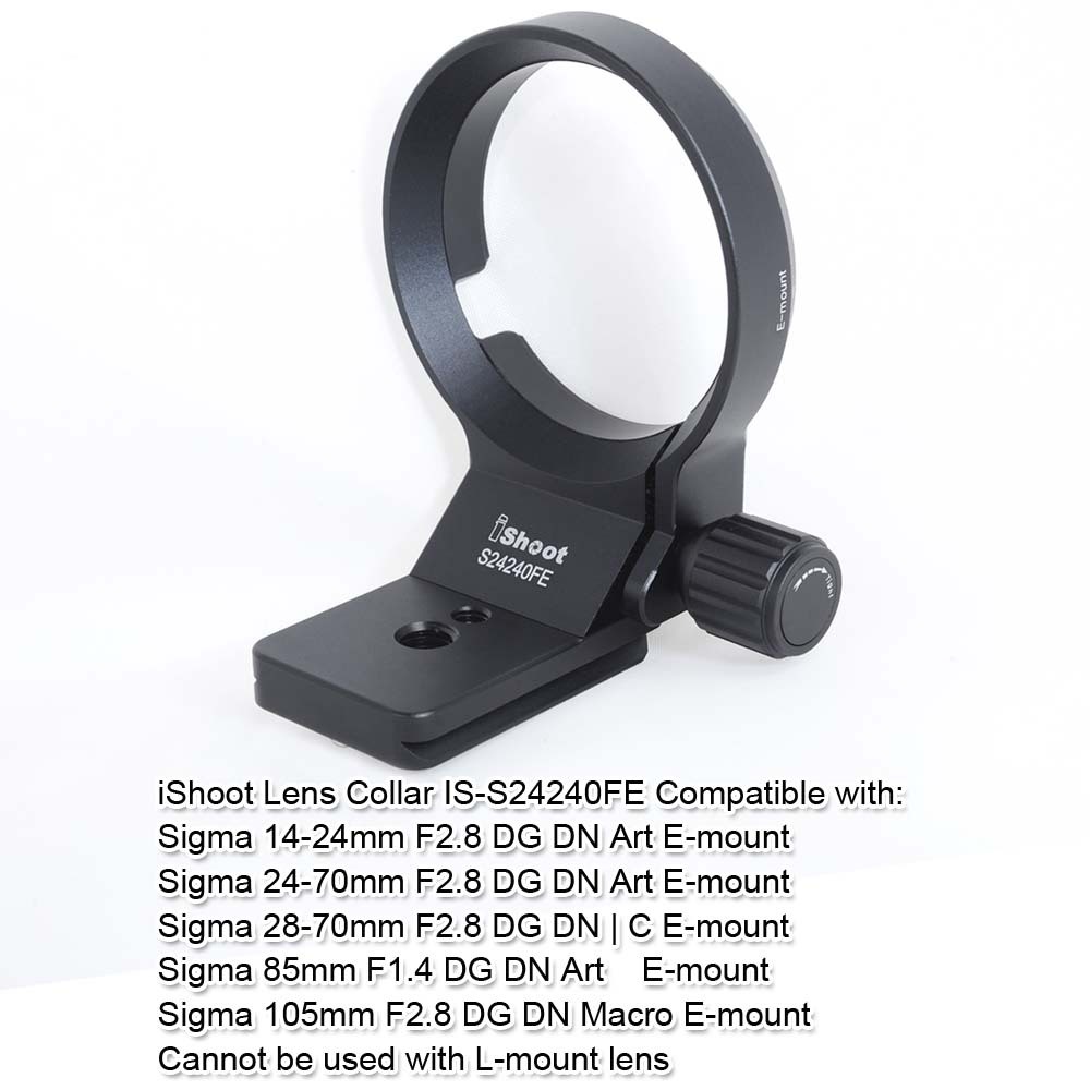 Best iShoot Tripod Mount Ring Lens Collar for Sigma 24-70mm F2.8 DG DN ...