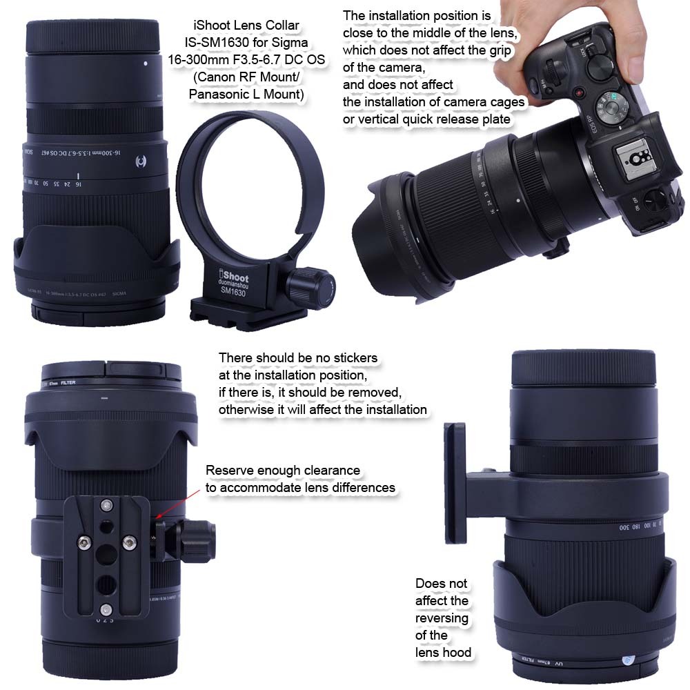 mm Fuji X Mount IShoot Lens Collar Tripod Mount Ring For mm F3.5-6.7 DC ...