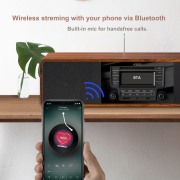 KEiiD CD Player with Speakers Bluetooth for Home Stereo System Boombox ...