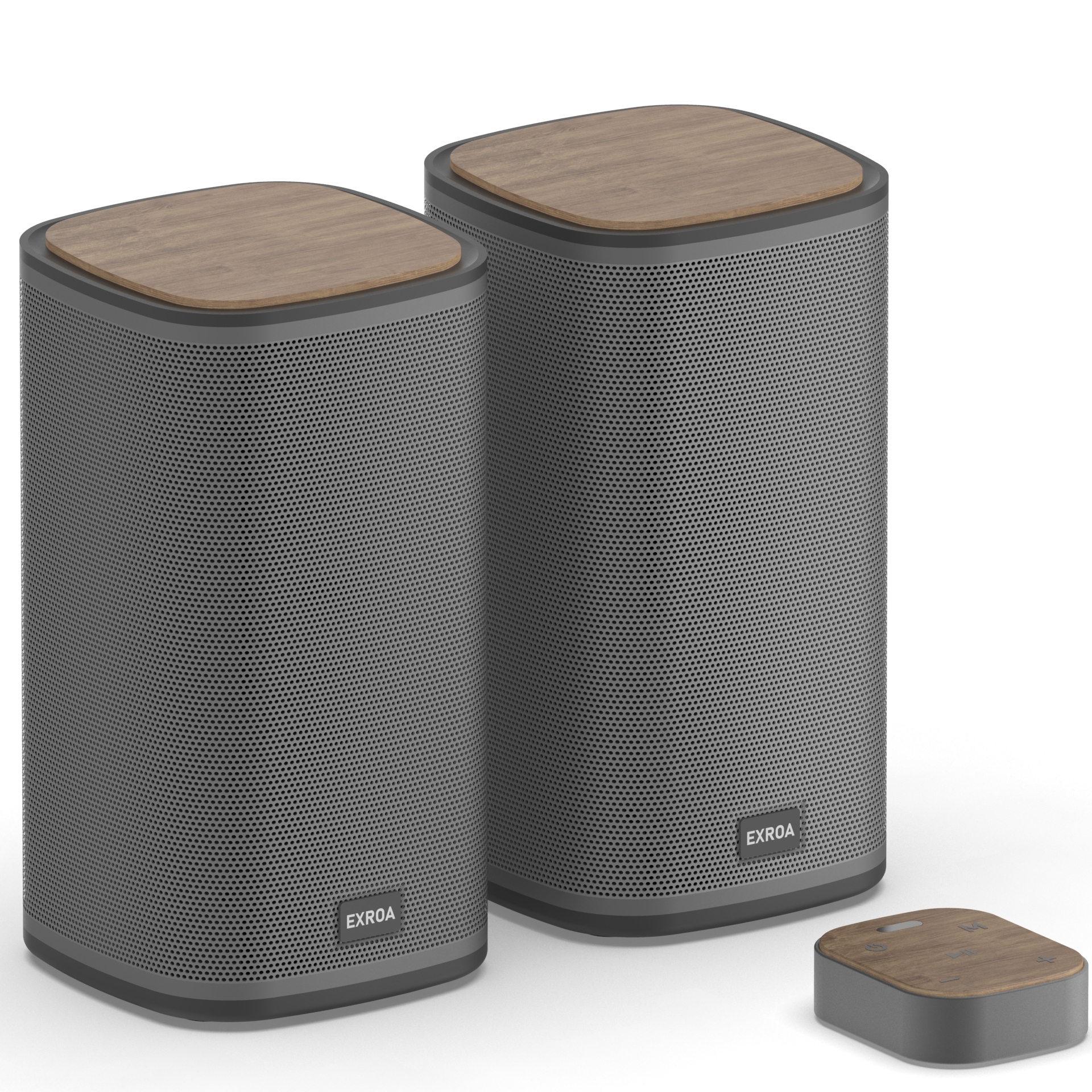 EXROA Bluetooth Computer Speakers for Desktop Laptop PC Stereo Speaker ...