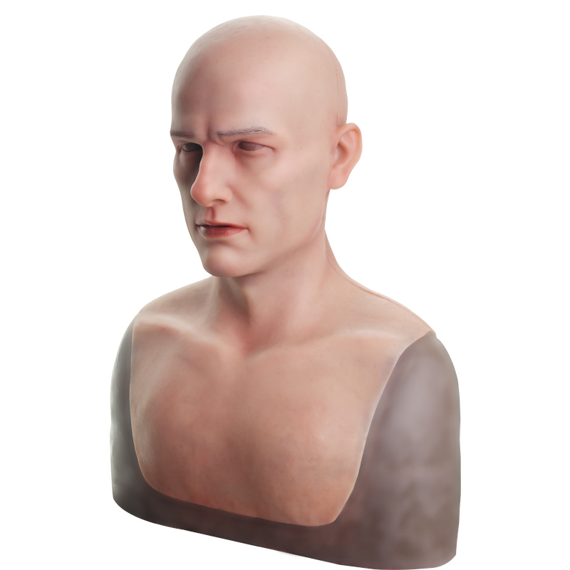 Silicone Realistic Male Masks Bale Halloween Drag Queen Headwear ...