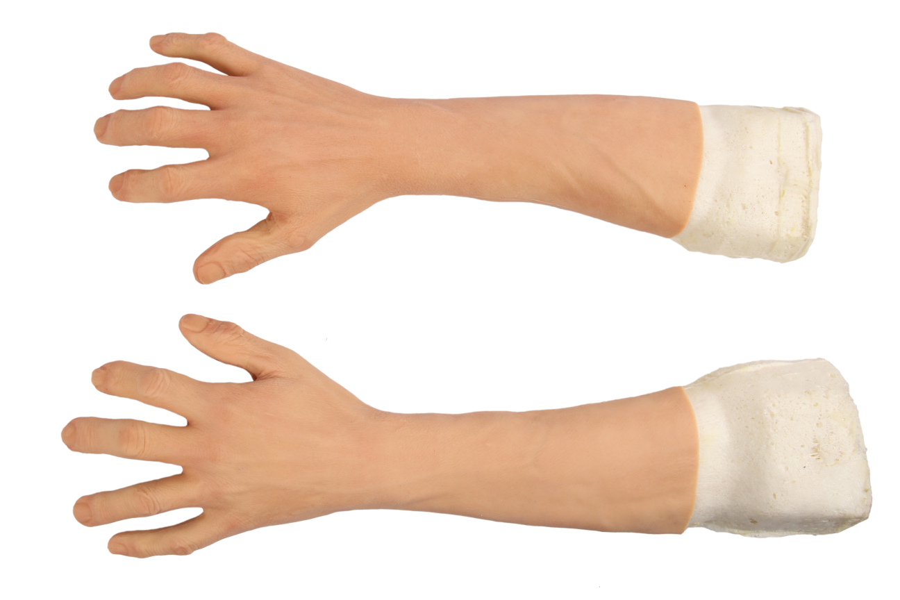 Silicone Prosthesis Foot Sleeve Highly Simulated Leg Cover Scars Skin ...