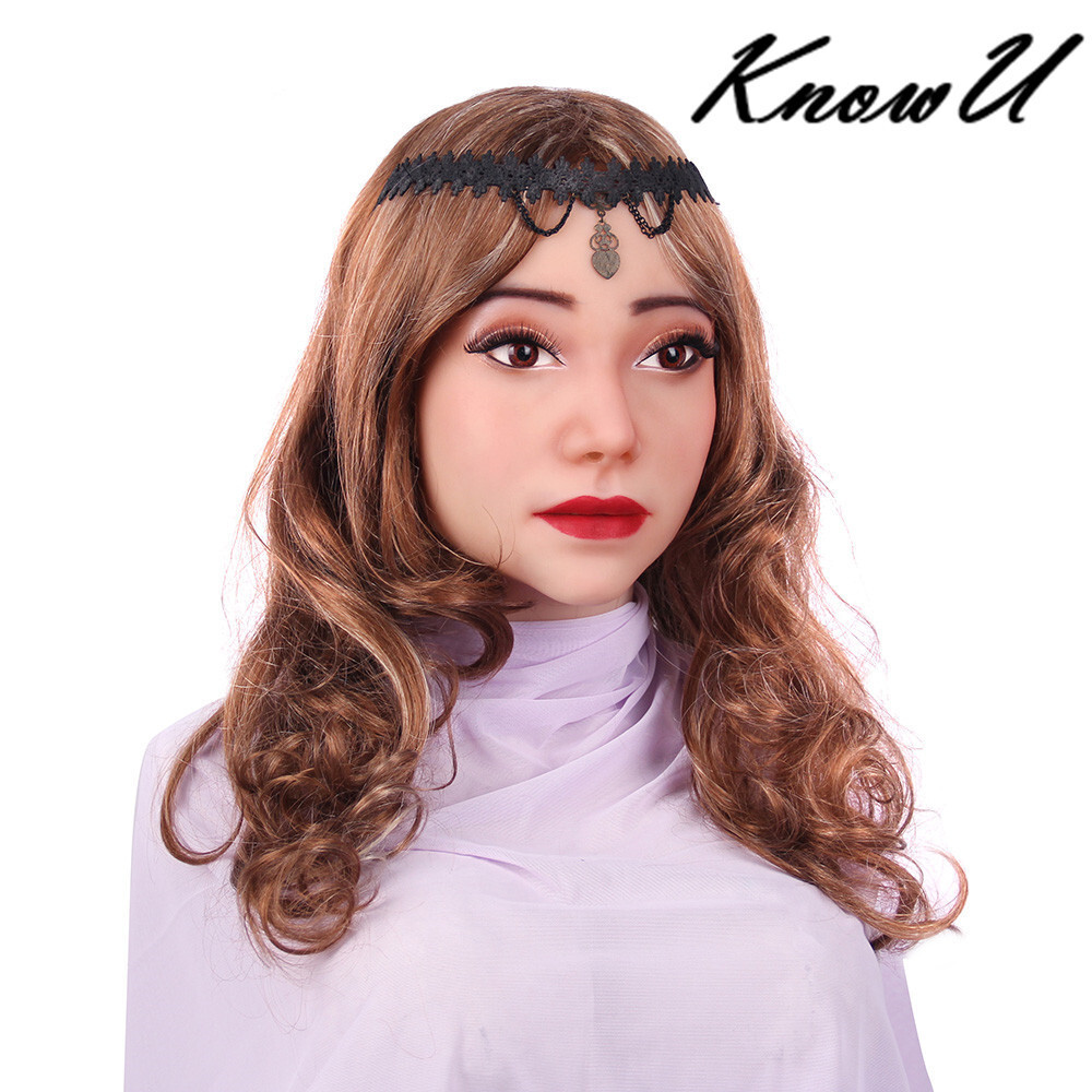 KnowU Mask Man to Female Crossplay Realistic Silicone Female Masks
