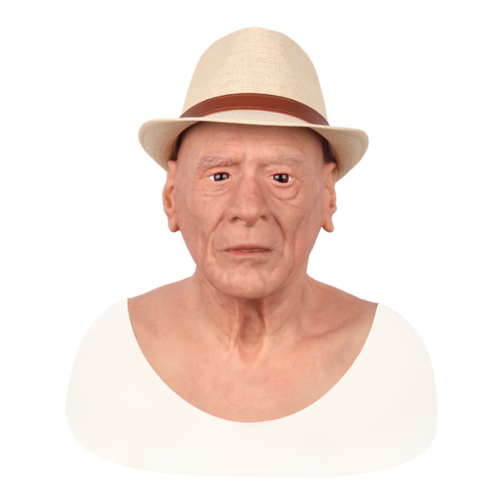 KnowU Silicone Mask Old male Realistic Masquerade Full Head Tricky ...