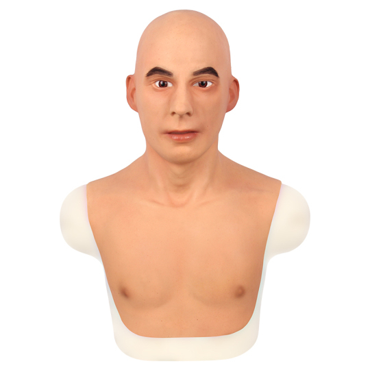 KnowU Silicone Realistic Mask Full Head Masquerade Male Props Handsome ...
