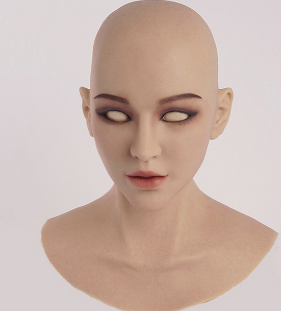KnowU Lifelike Permanent Makeup Realistic Silicone Female Masks With Neck