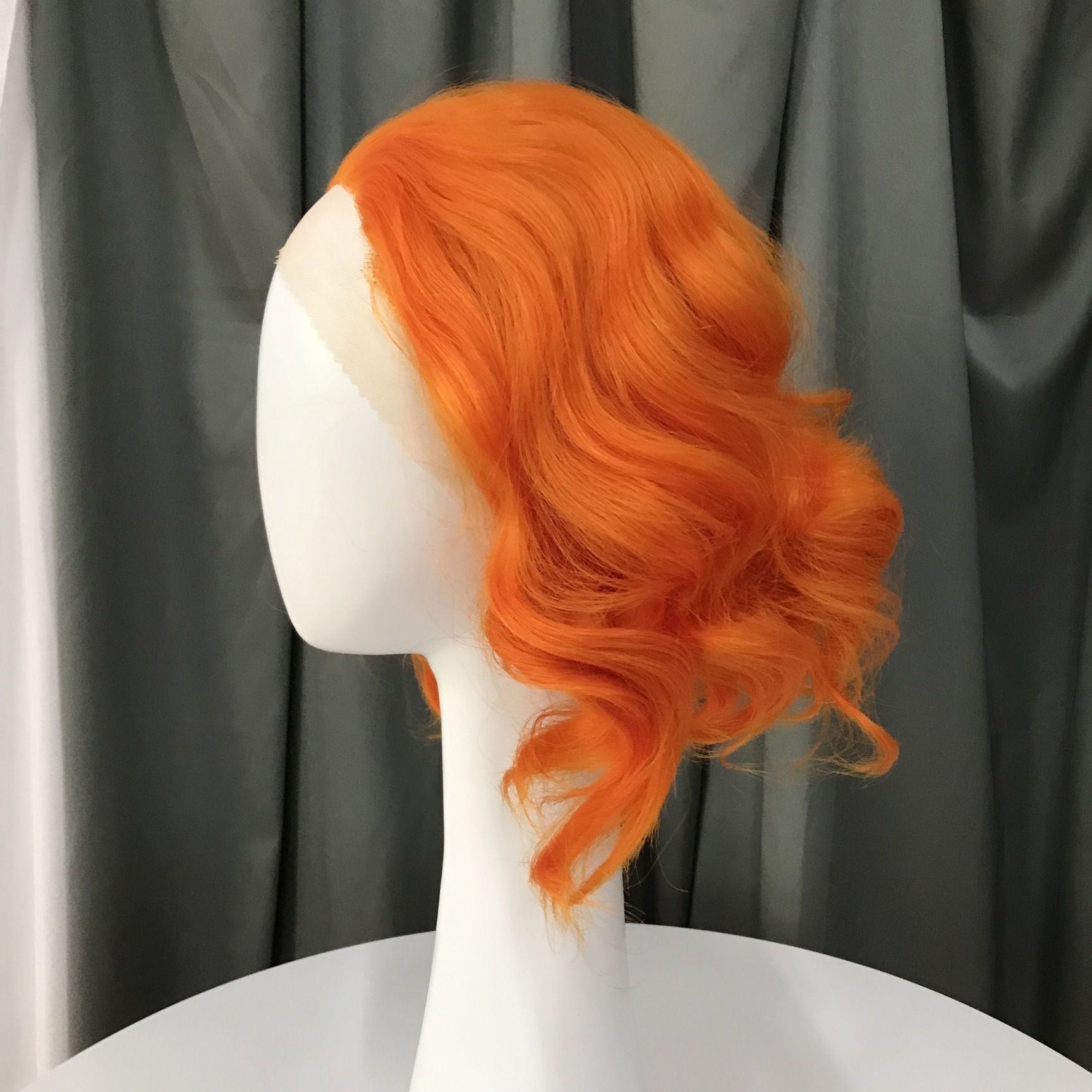 KnowU Curly red Synthetic Lace Front Wig For Crossdresser Drag Queen ...