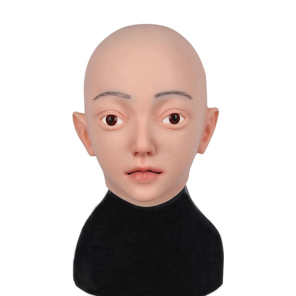 KnowU Realistic Silicone Female Masks Halloween Dragqueen Headwear