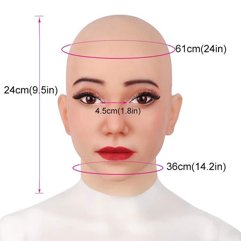 KnowU Mask Man to Female Crossplay Realistic Silicone Female Masks