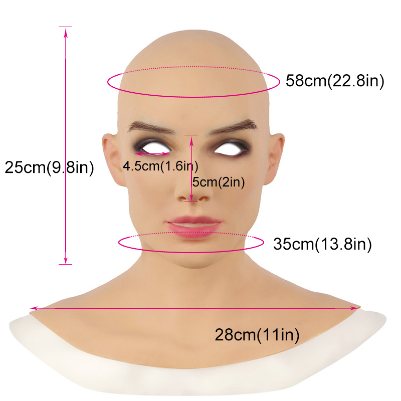 KnowU Realistic Silicone Female Masks Dance Masquerade Dragqueen Cosplay