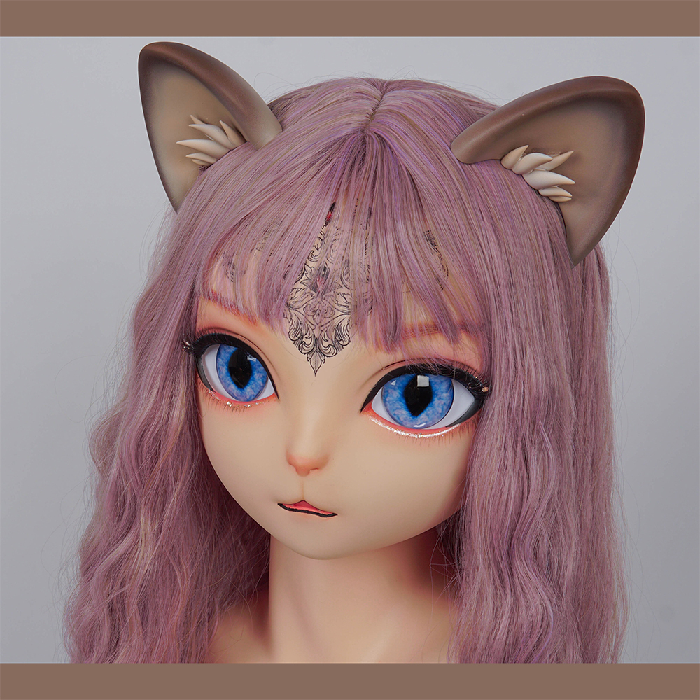 LILIS Kigurumi Doll BJD Cosplay Headwear Cat Girl Beauty Makeup Head ...