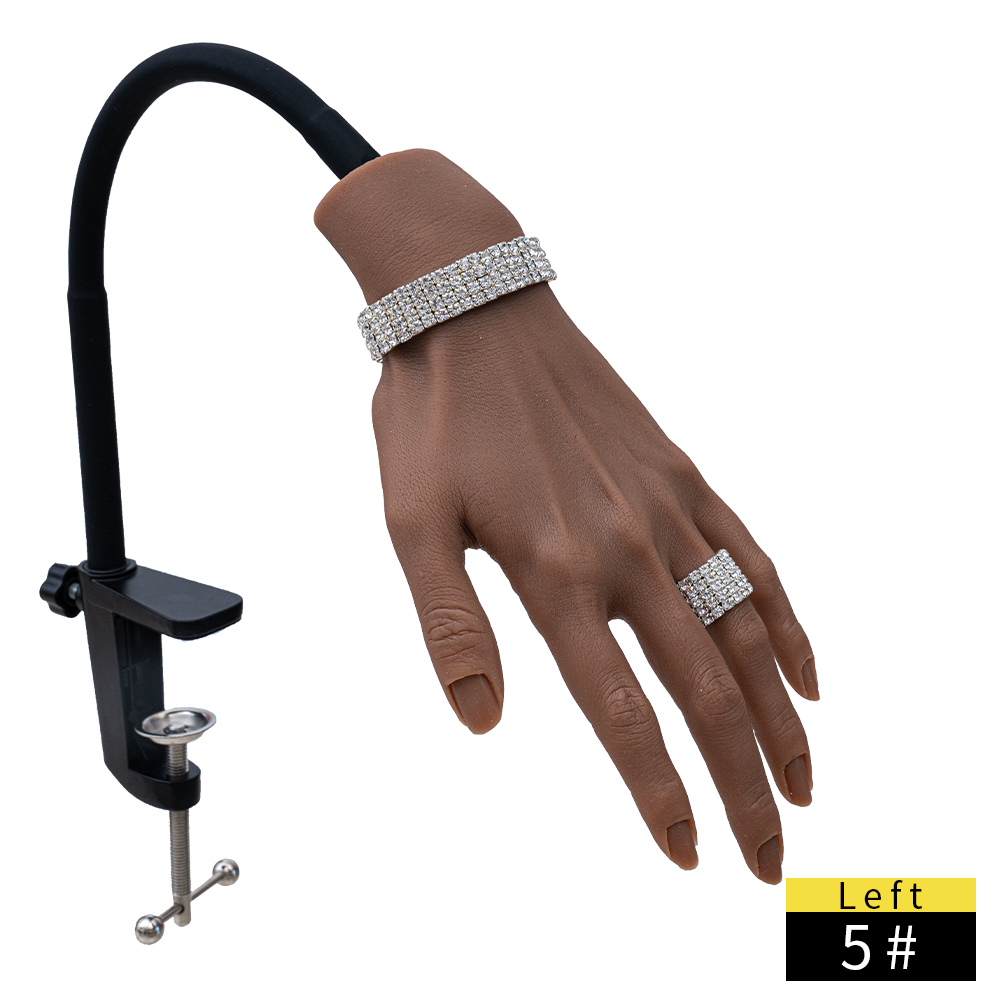 KnowU Silicone Hand Fake Hands For Display Nail Art Practice Female ...