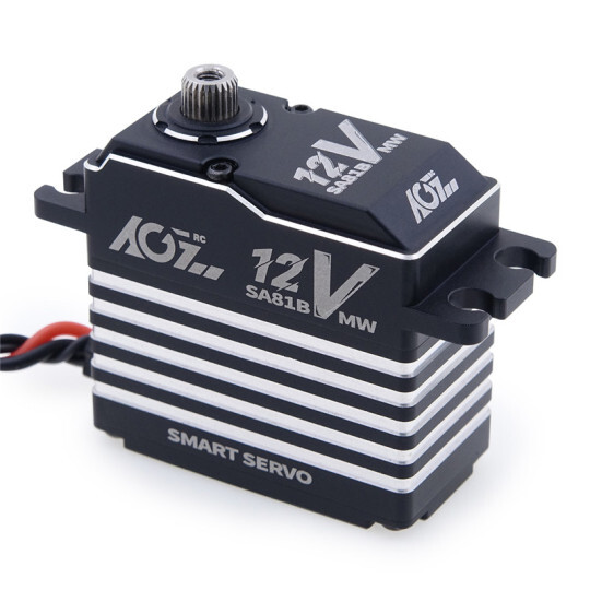 AGFRC SA81BVMW 45KG 12V 3S LiPo High Torque Programmble Smart RC Servo