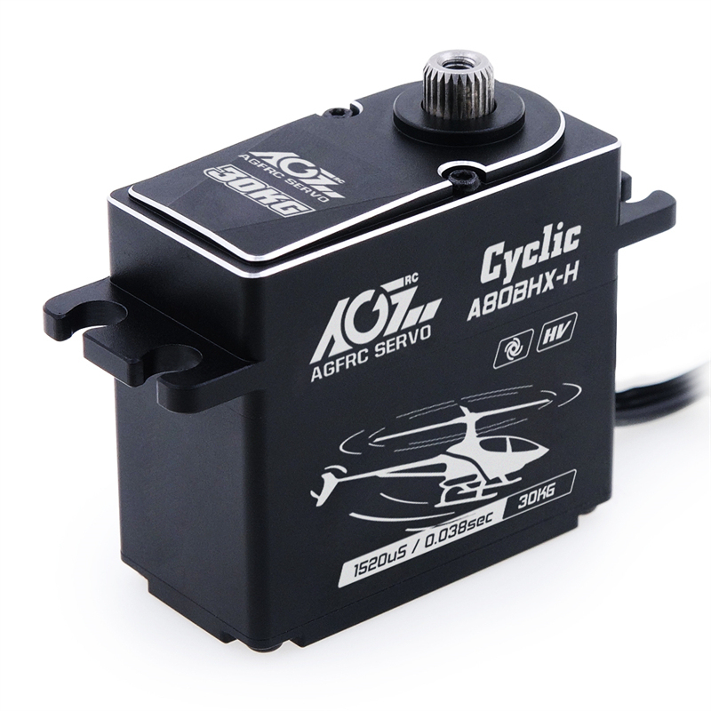 AGFRC A80BHX-H 30KG High Torque Cyclic Servo for Helicopter