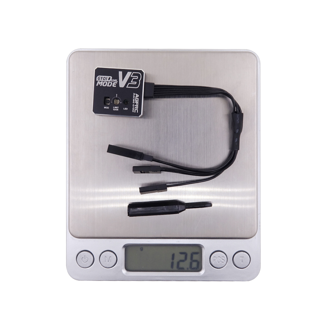 AGFRC Dual Gain Drift Tuned Rated RC Car Gyros for Drift Car