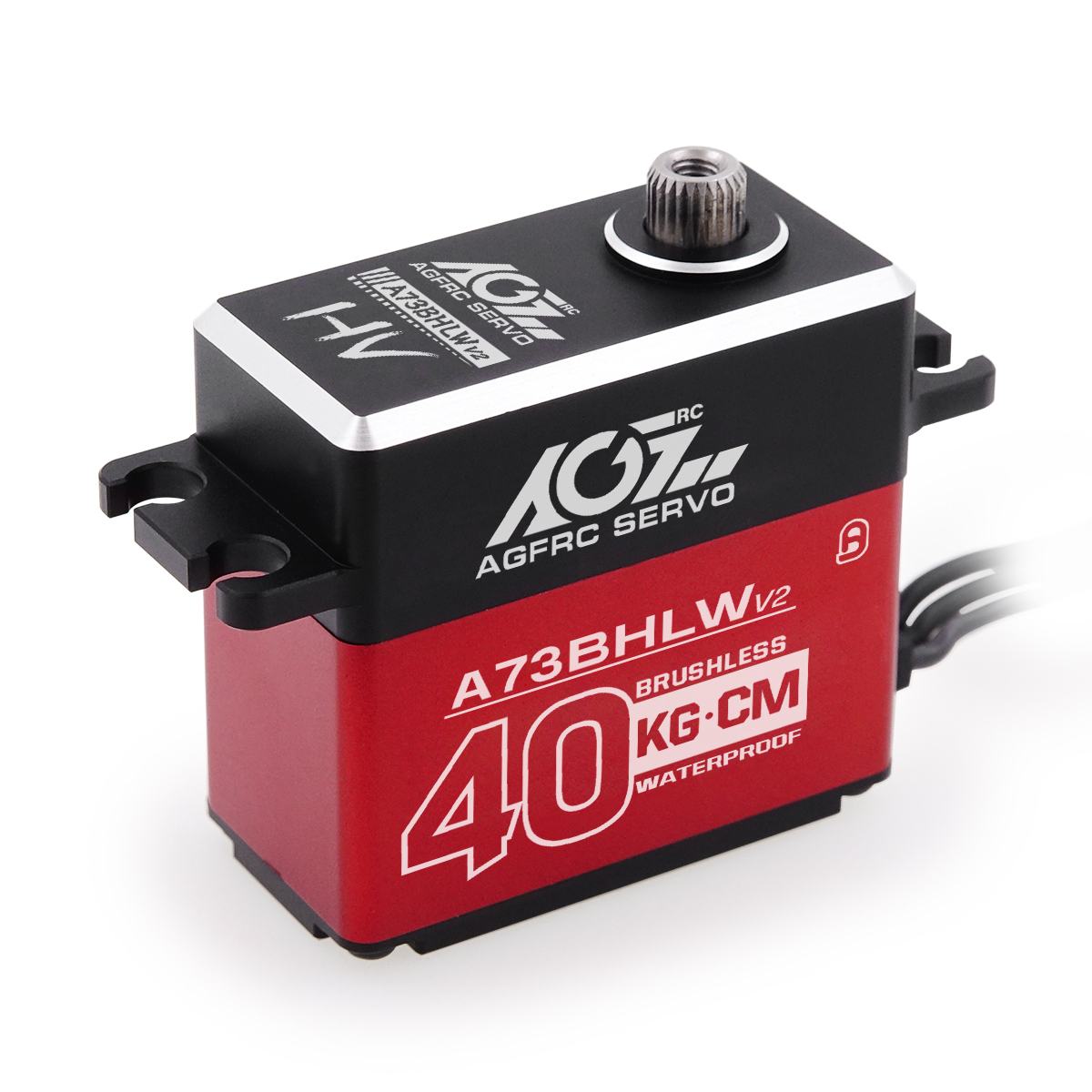 AGFRC 40KG High Torque Waterproof Programmable Digital Servo (A73BHLW)
