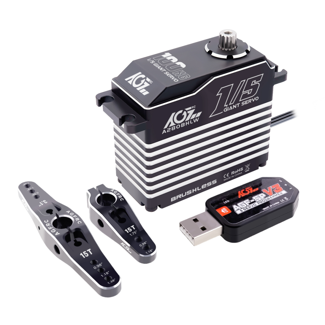 AGFRC A280BVSW/A280BHMW 1/5 Scales Giant RC Servo