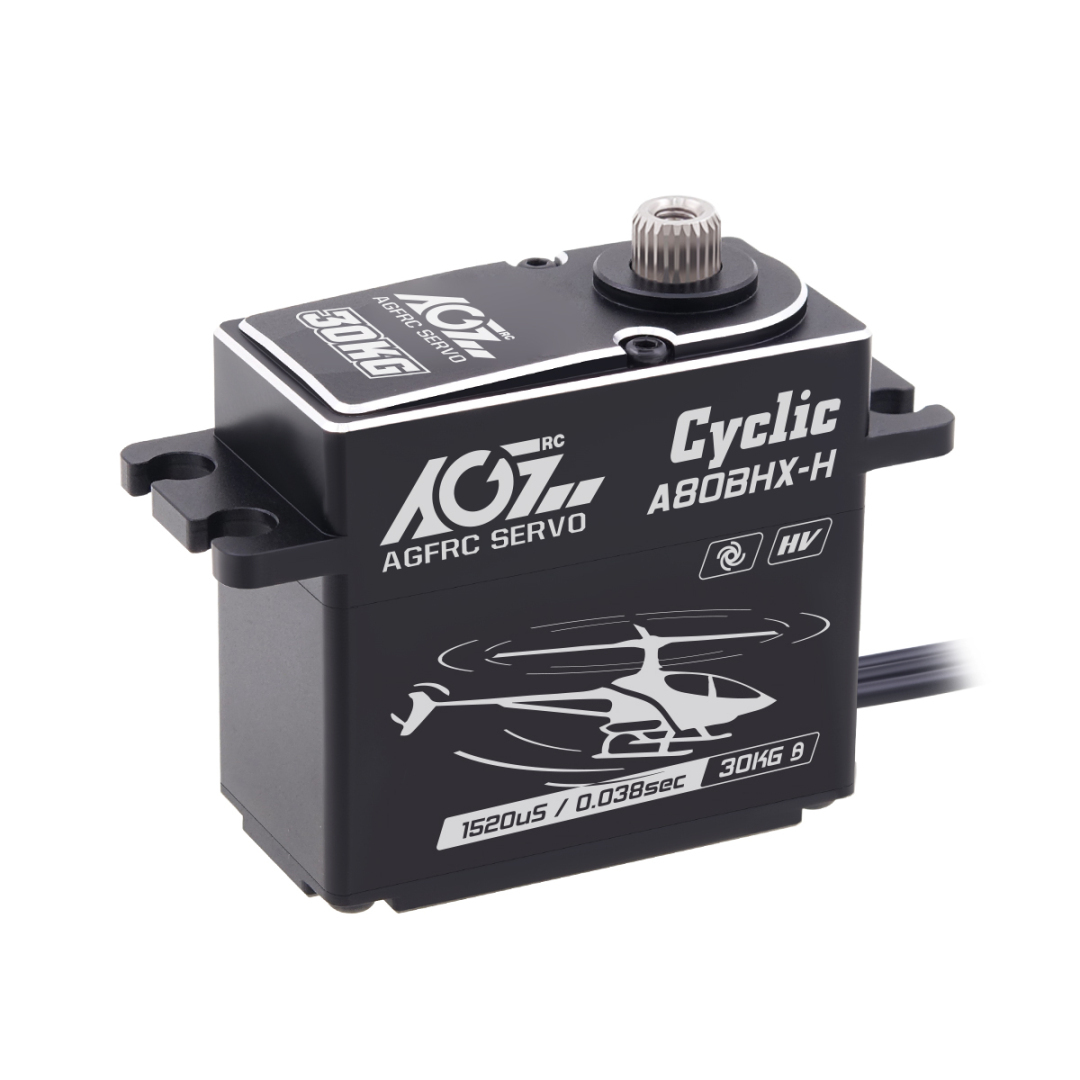 AGFRC A80BHX-H 30KG High Torque Cyclic Servo for Helicopter