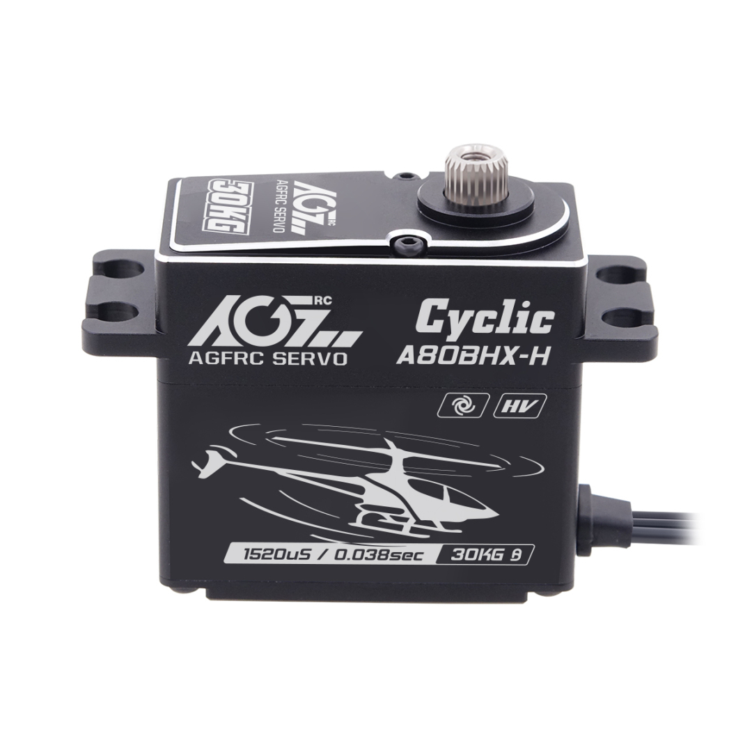 AGFRC A80BHX-H 30KG High Torque Cyclic Servo for Helicopter