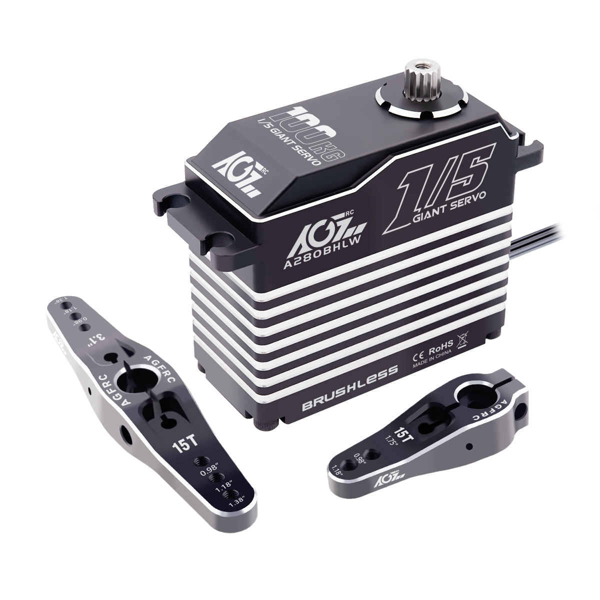 AGFRC 78KG 2S LiPo Monster Torque Waterproof Brushless 1/5 RC Servo