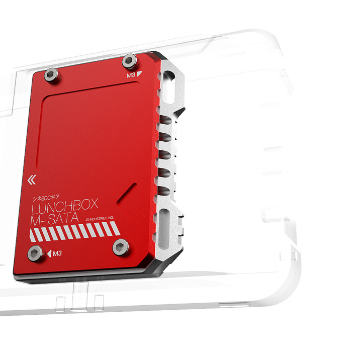 Andycine LunchBox Magnalium Case for mSATA SSD Compatible with Atomos ...
