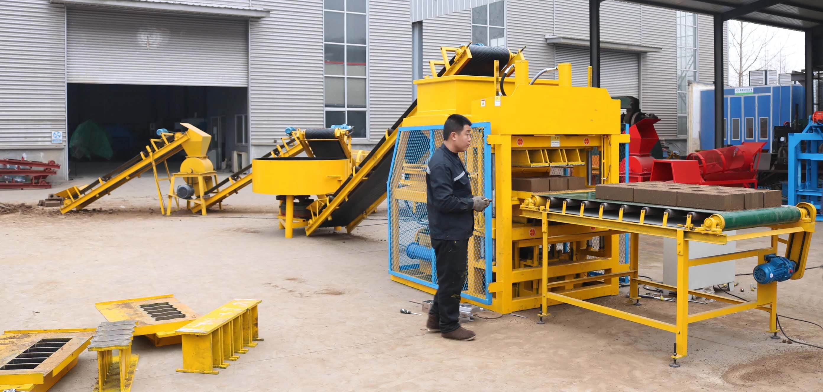 2025 popular hot selling CGK5-10 interlocking clay block making machine ...