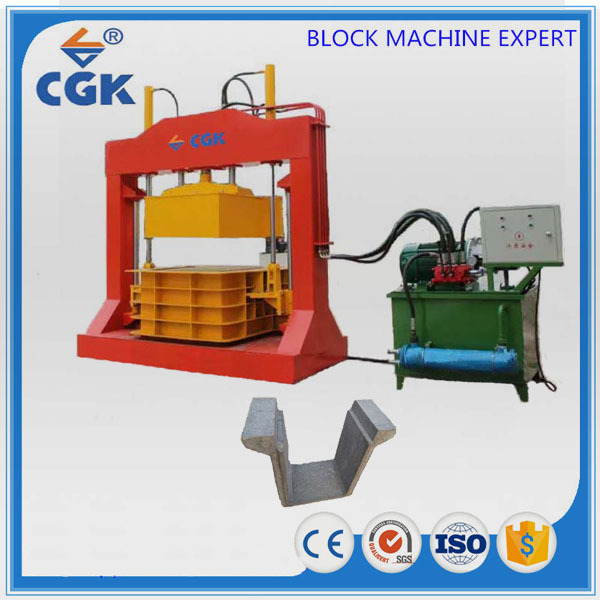 2025 popular hot selling U Shape Cconcrete Channel Block Making Machine ...