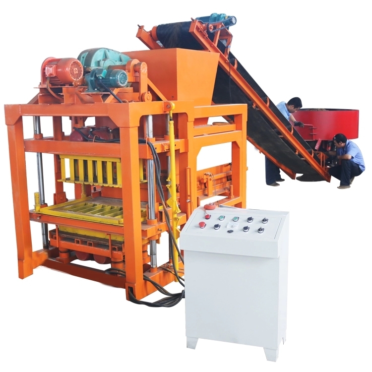 2022 popular hot selling QTJ4-28 Small Semi-automatic Concrete Block ...